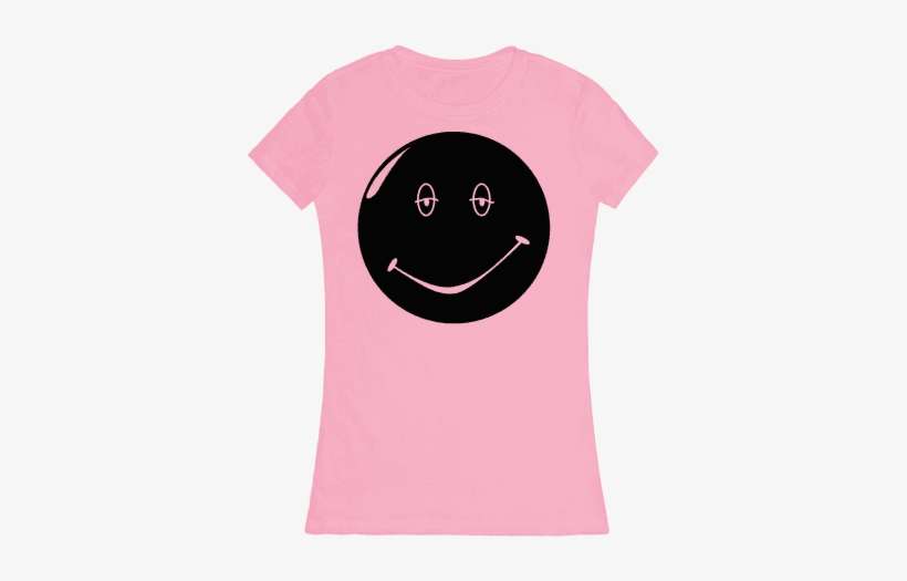 Dazed And Confused Stoner Smiley Face Womens T-shirt - T-shirt PNG ...