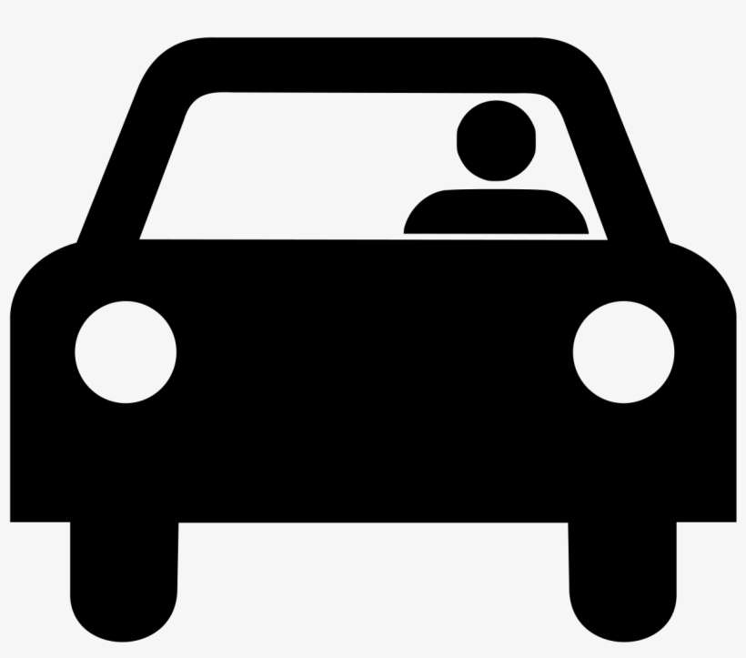 Car With Driver-silhouette - Stick Figure In Car PNG Image ...