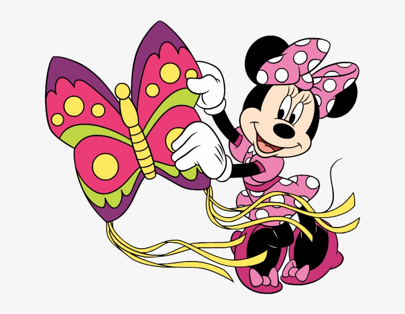 Minniekite Minnie Mouse Clipart, Disney Clipart, Mickey - Fly A Kite ...