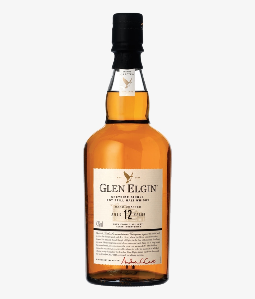 Glen Elgin 12 Year Old Scotch Whisky 700ml - Glen Elgin Distillery PNG ...