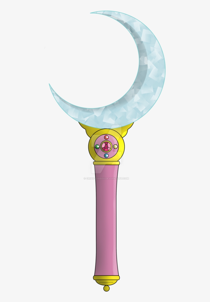 Sailor Moon Clipart Wand - Moon Stick Sailor Moon Crystal PNG Image ...