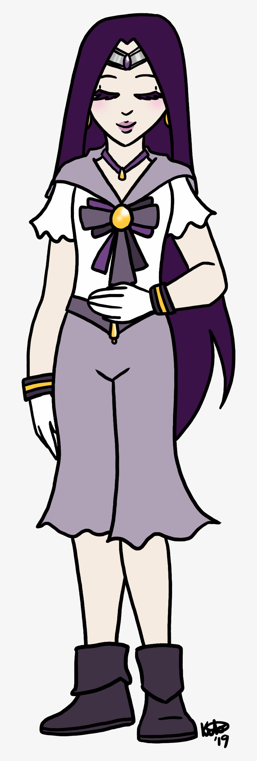 Another Senshi For The Rp I'm Running On Discord - Cartoon PNG Image ...