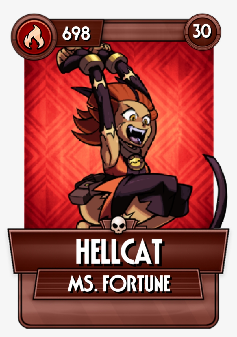 Hellcat - Skullgirls Ms Fortune Hellcat PNG Image | Transparent PNG ...