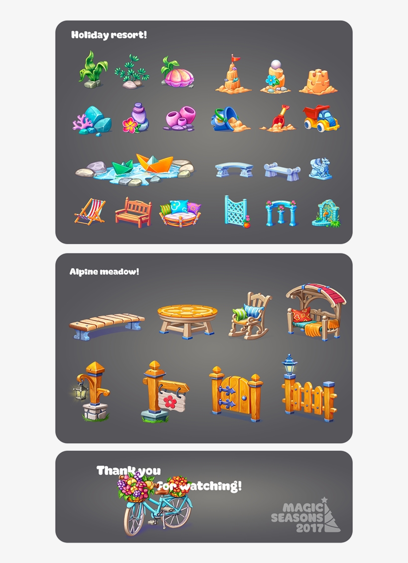 Decor Game Dev, Game Icon, 2d Game Art, Video Game - Low Poly Cartoon ...