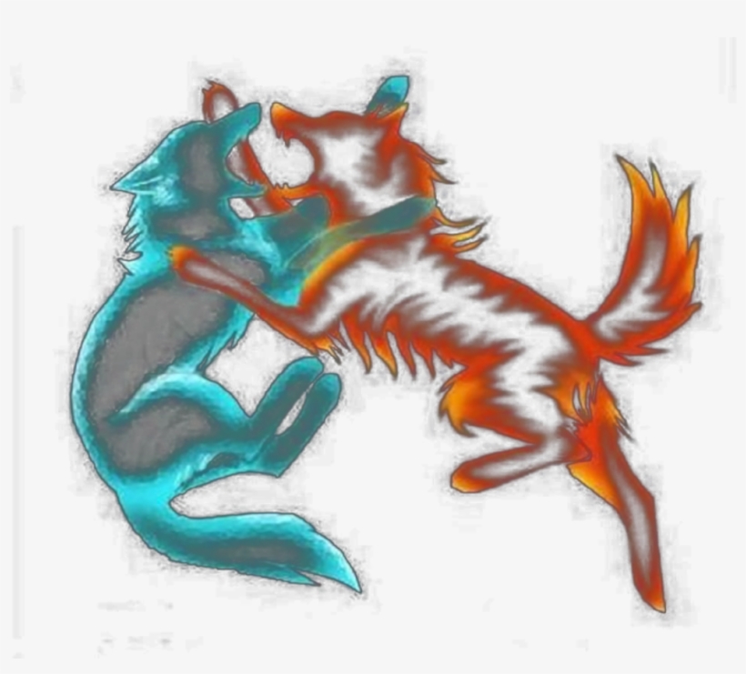 Fire Sticker - Fire On Ice Png PNG Image | Transparent PNG Free ...