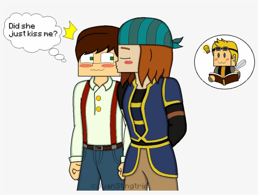 Download Kiss On The Cheek By Juanstingtrip Minecraft, Youtubers ...
