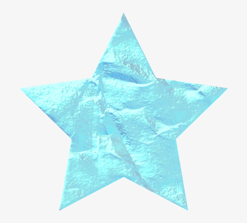 Cool Blue Star Clipart - Origami PNG Image | Transparent PNG Free ...