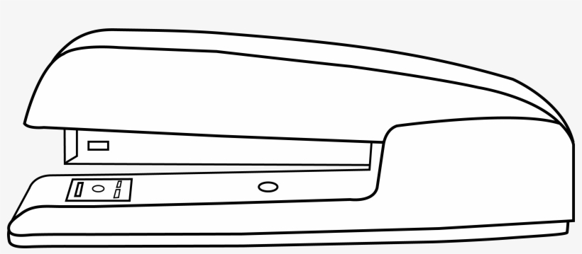 Download Office Stapler Line Art - Front View Of A Stapler Drawing ...