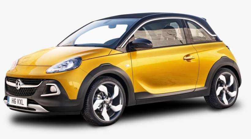 Yellow Vauxhall Adam Rocks Car - Opel New Models 2018 PNG Image ...