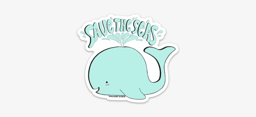 Download Save The Seas Sticker - Illustration | Transparent PNG ...
