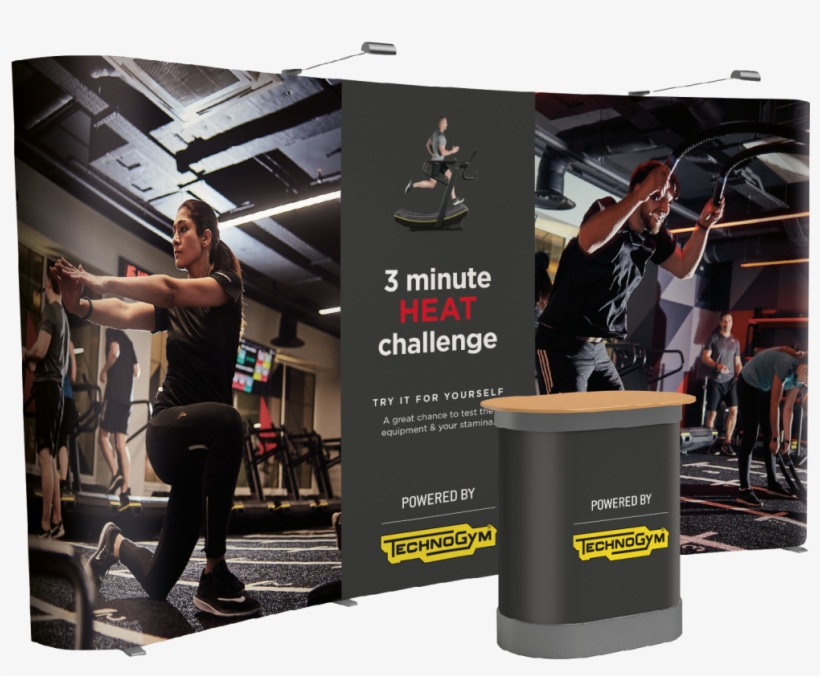 Curved Popup Technogym - Banner PNG Image | Transparent PNG Free ...