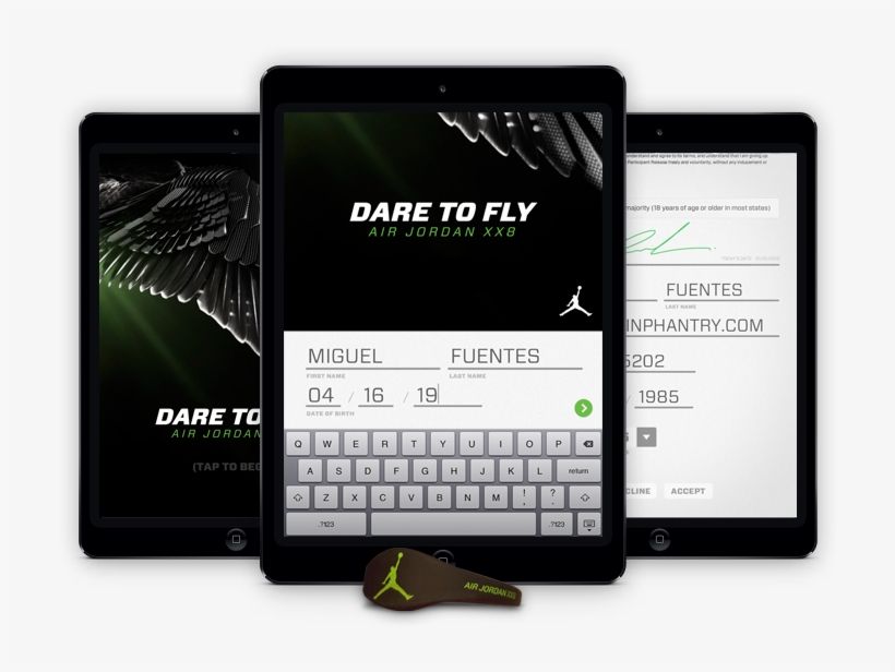 3 Ipads Showing Different Stages Of User Registration - Ipad PNG Image ...
