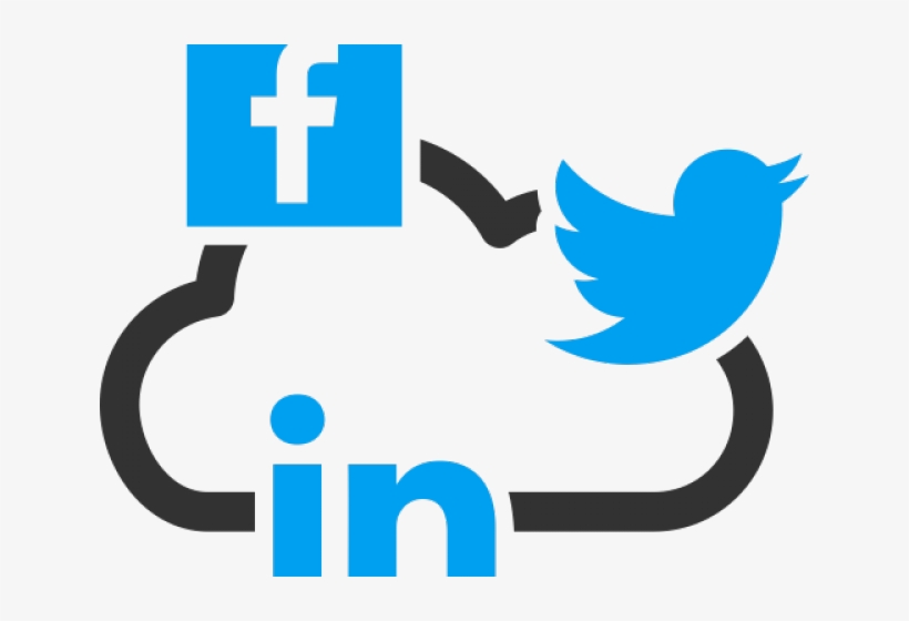 Social Media Icons Clipart Linkedin - Twitter Ads Logo Png PNG Image ...