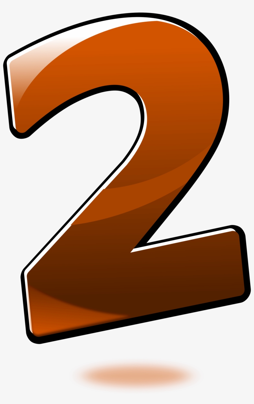 Glossy Number Two PNG Image | Transparent PNG Free Download on SeekPNG