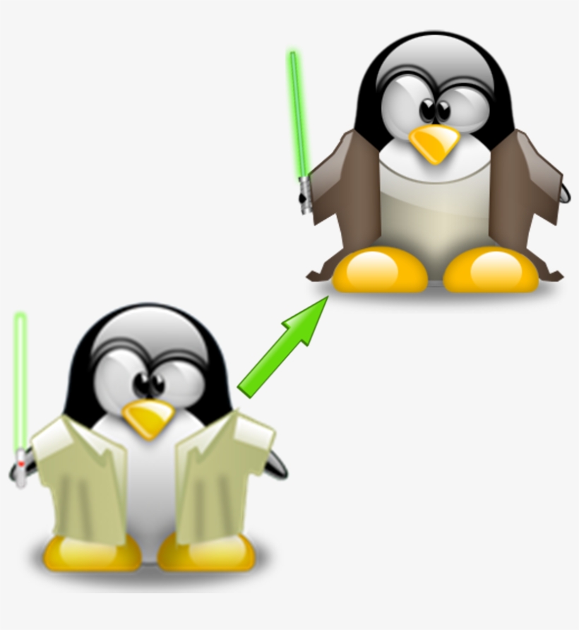 Linux For Jedi - Tux PNG Image | Transparent PNG Free Download on SeekPNG
