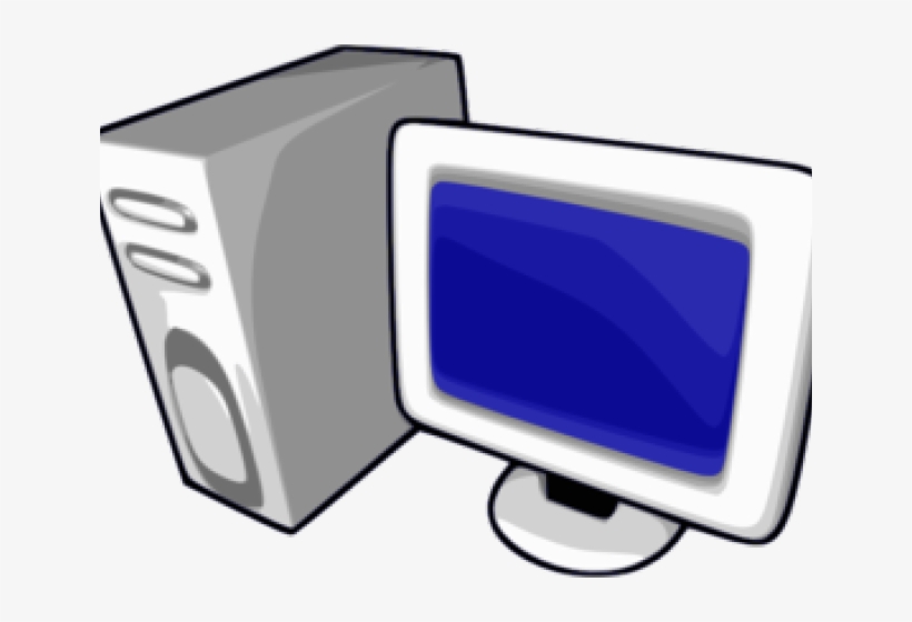 Pc Clipart Broken Computer - Transparent Computer Vector Free PNG Image ...