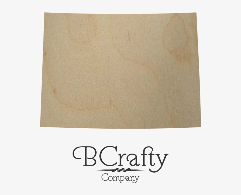 Wooden Colorado State Shape Cutout - Colorado State Shape PNG Image ...