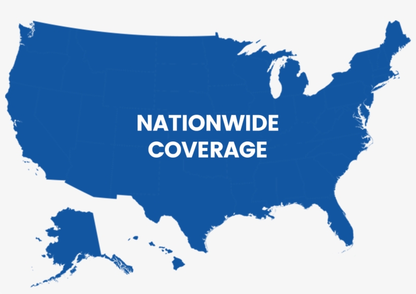 Nationwide Coverage Map - 2018 House Election By County PNG Image ...