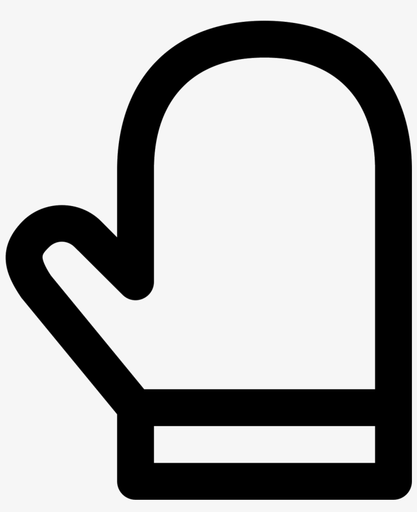 It Is One Mitten, With A One Piece Of Fabric Covering - Clip Art PNG ...