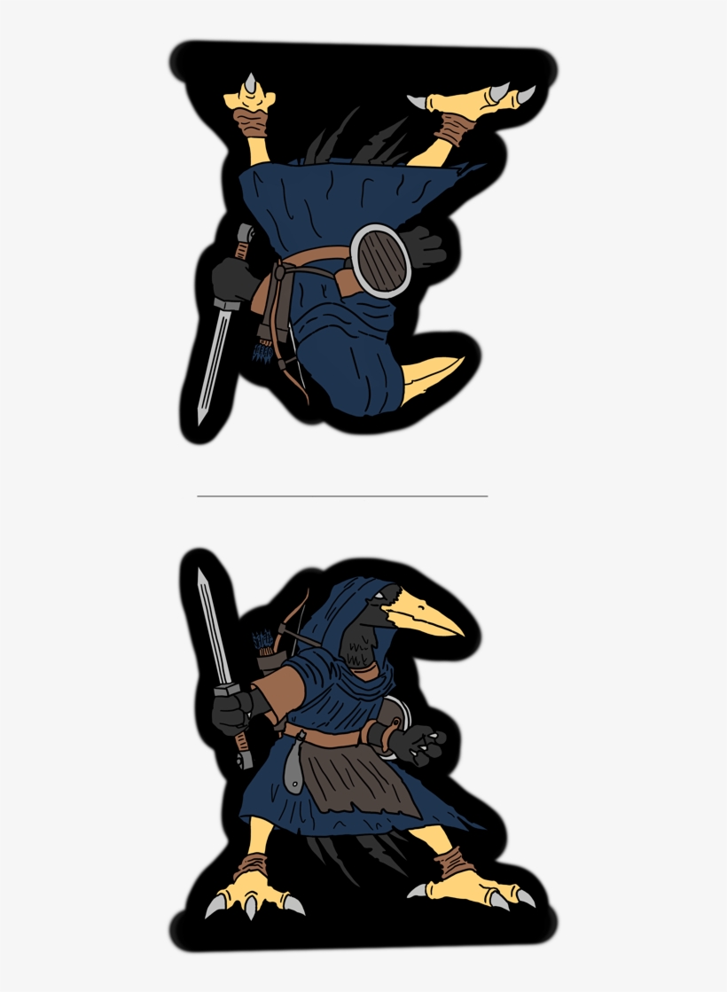 Kenku Birdman Reporting For Duty - Cartoon PNG Image | Transparent PNG ...