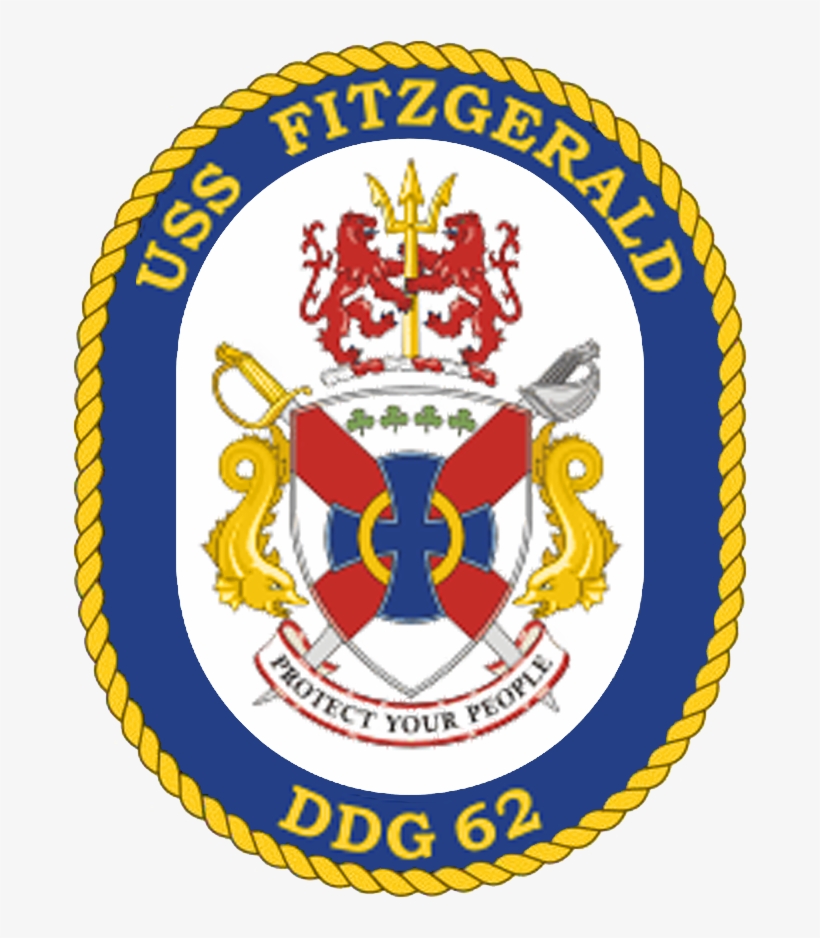 Uss Fitzgerald Ddg-62 Crest Navy Military, United States - Uss ...
