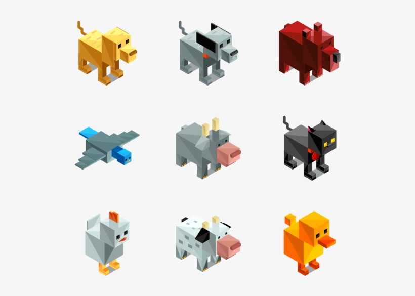 Animals - Solid Geometry PNG Image | Transparent PNG Free Download on ...