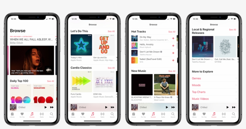 Apple Music Browse - Iphone PNG Image | Transparent PNG Free Download ...