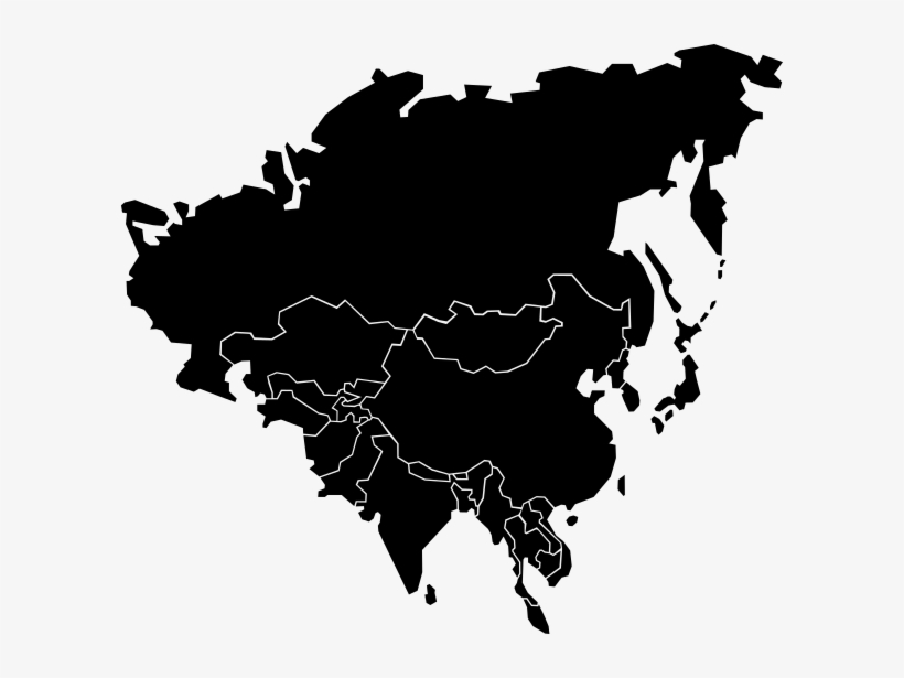 Asia Clip Art - Map Of Asia Vector PNG Image | Transparent PNG Free ...