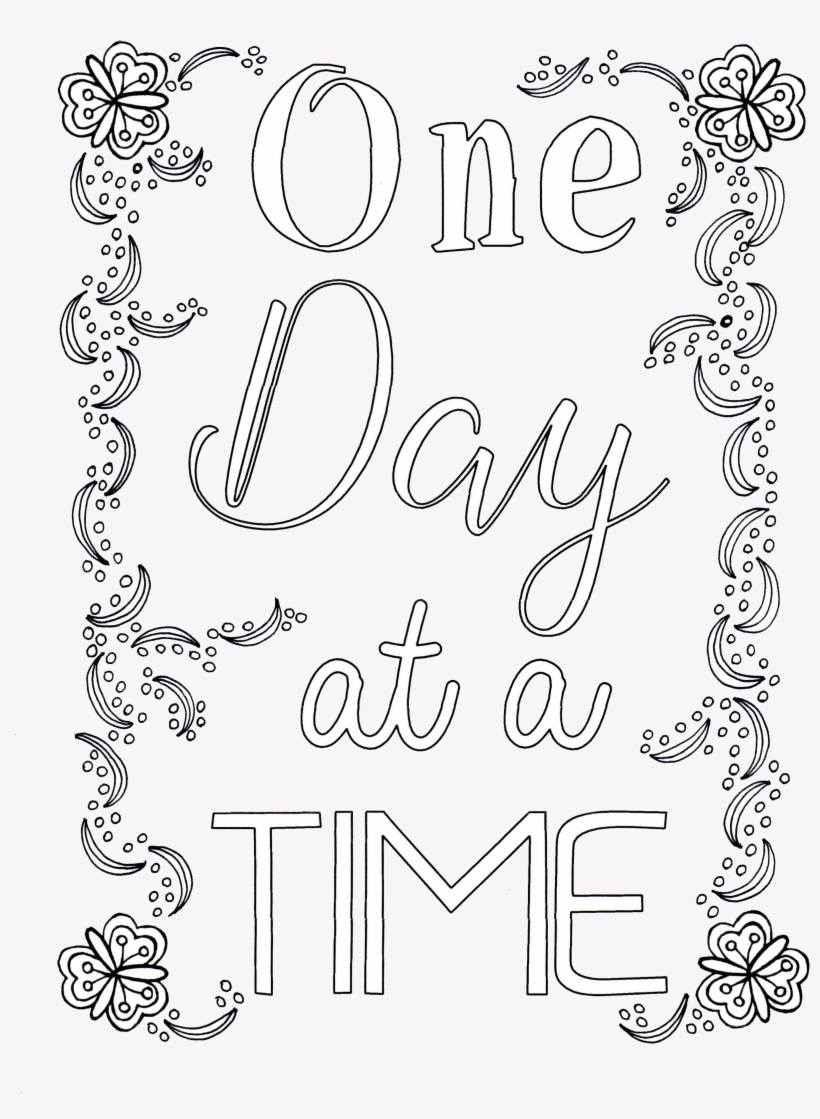 Download Stunningntable Coloring Pages Quotes For Kids Free - One Day ...