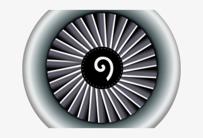 Engine Clipart Jet - Aeroplane Engine Vector PNG Image | Transparent ...