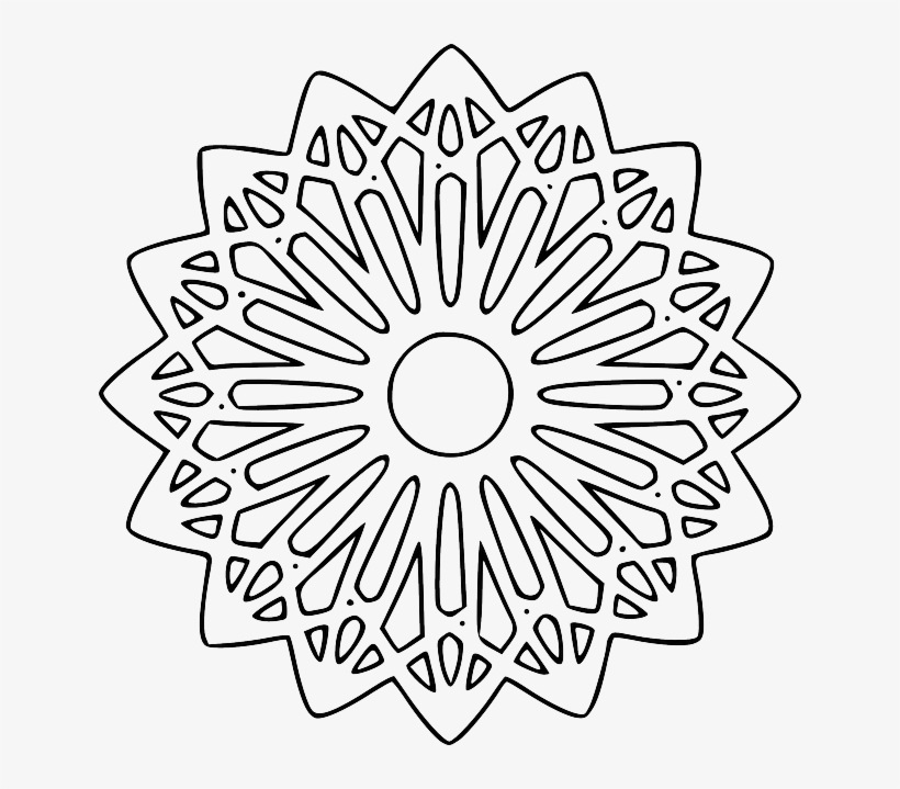 Download Outline, Star, Figure, Round, Art, Mandala, Outlines ...