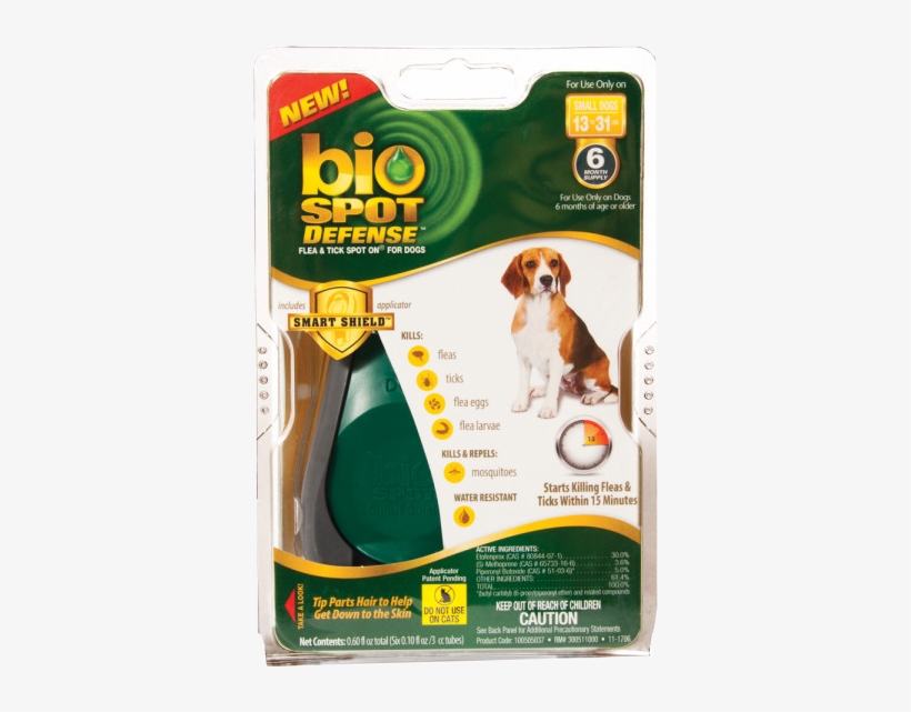 Bio Spot 6mnth Sml Dog - Bio Spot Defense Spot On 6-month Dog 13-31 Lbs ...