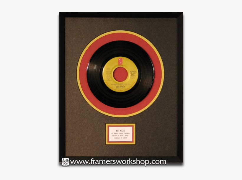 Framed 8 Inch Vinyl Record - Picture Frame PNG Image | Transparent PNG ...