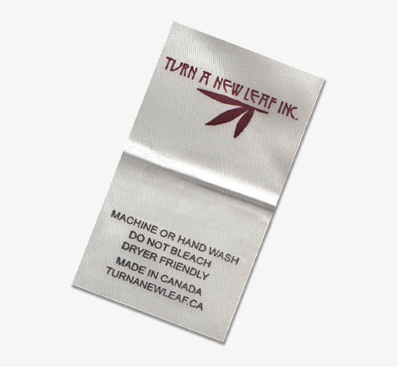 Download Printed Satin Label - Satin Label | Transparent PNG Download ...