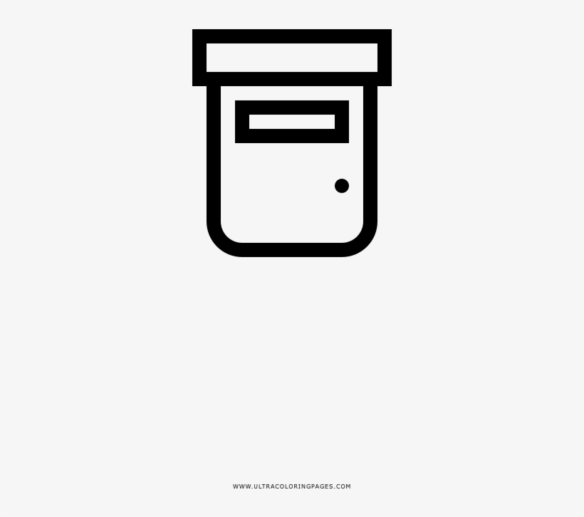 Letter Box Coloring Page PNG Image | Transparent PNG Free Download on ...