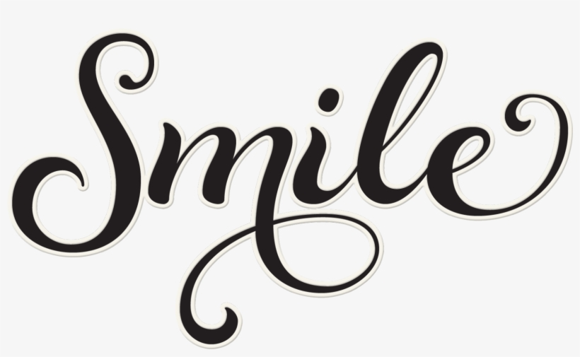 Smile In Fancy Writing PNG Image | Transparent PNG Free Download on SeekPNG