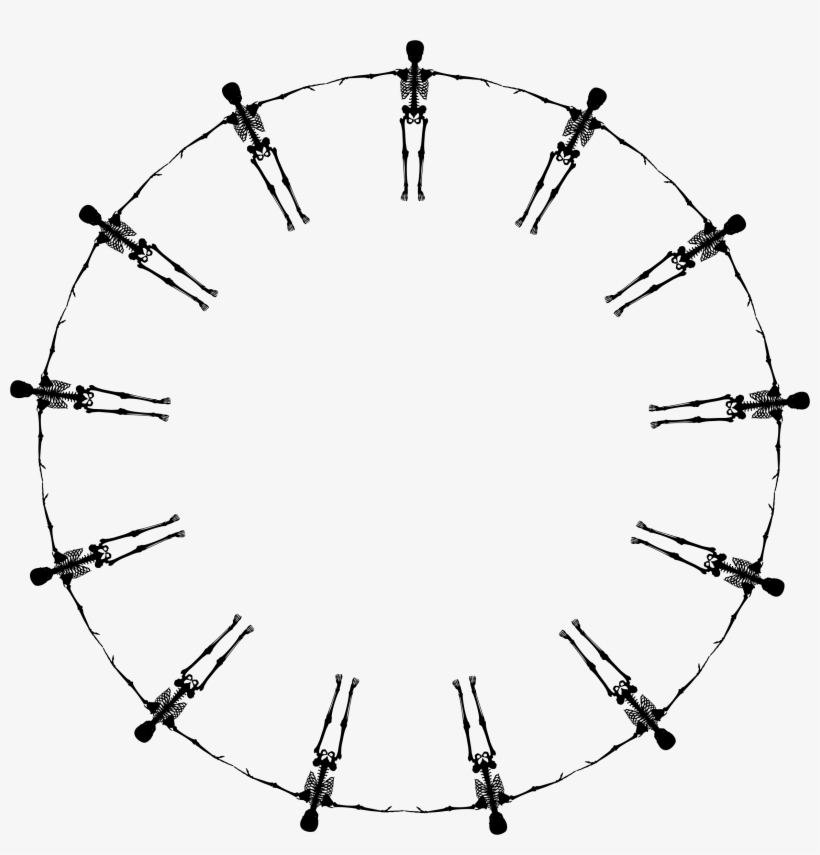 This Free Icons Png Design Of Skeletons Circle PNG Image | Transparent ...