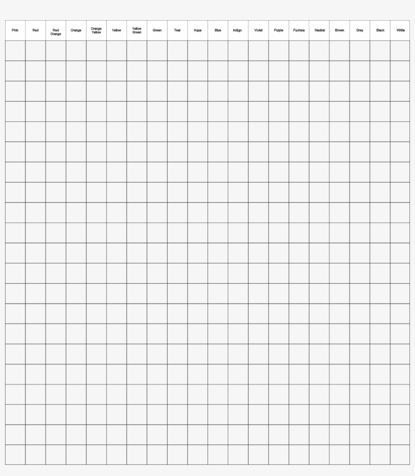 Palette Grid - Number PNG Image | Transparent PNG Free Download on SeekPNG