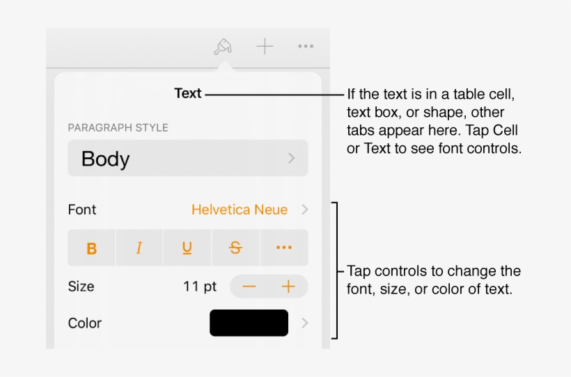 Download Text Controls In The Format Menu For Setting Paragraph ...