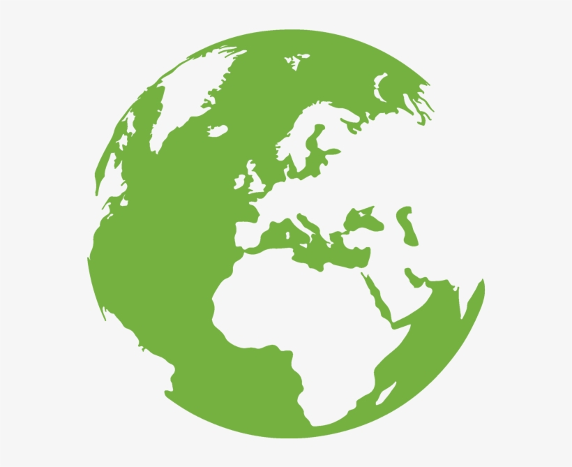 Global Distribution - World Map Globe Vector PNG Image | Transparent ...