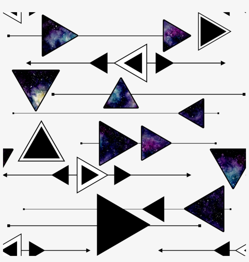 Hand Drawn Black Geometric Triangle Background Illustration ...