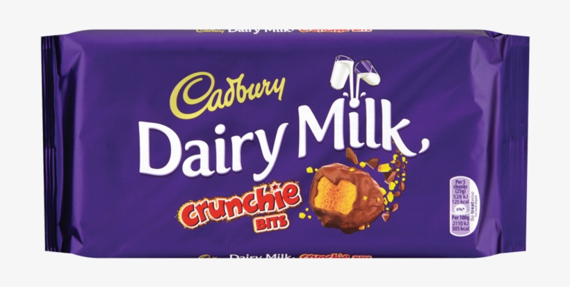 Dairy Milk Crunchie Bits - Cadbury PNG Image | Transparent PNG Free ...