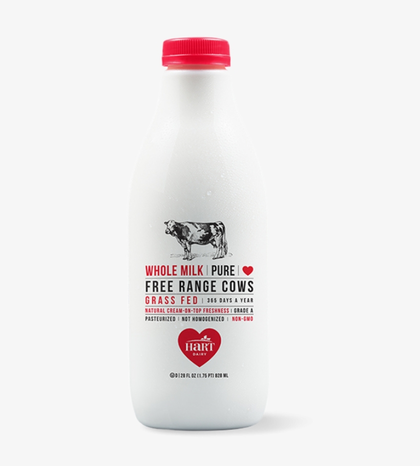 Whole Milk Bottle - Glass Bottle PNG Image | Transparent PNG Free ...