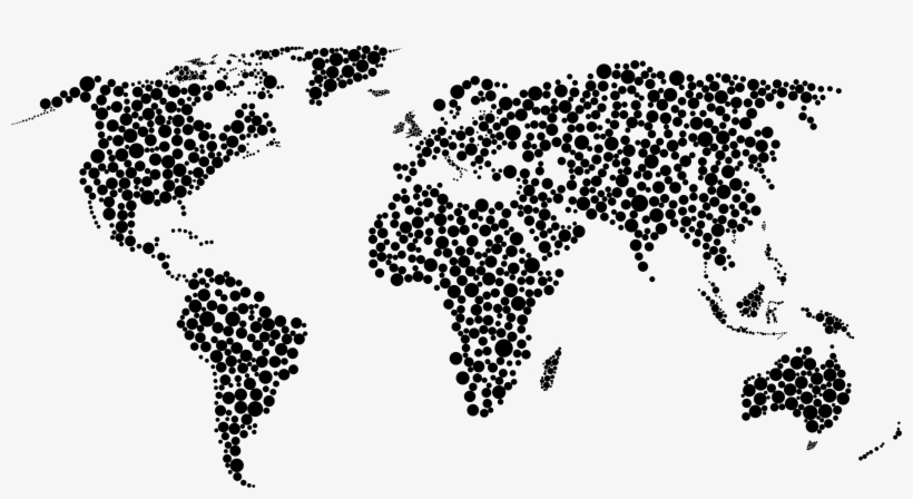 This Free Icons Png Design Of Circles World Map PNG Image | Transparent ...