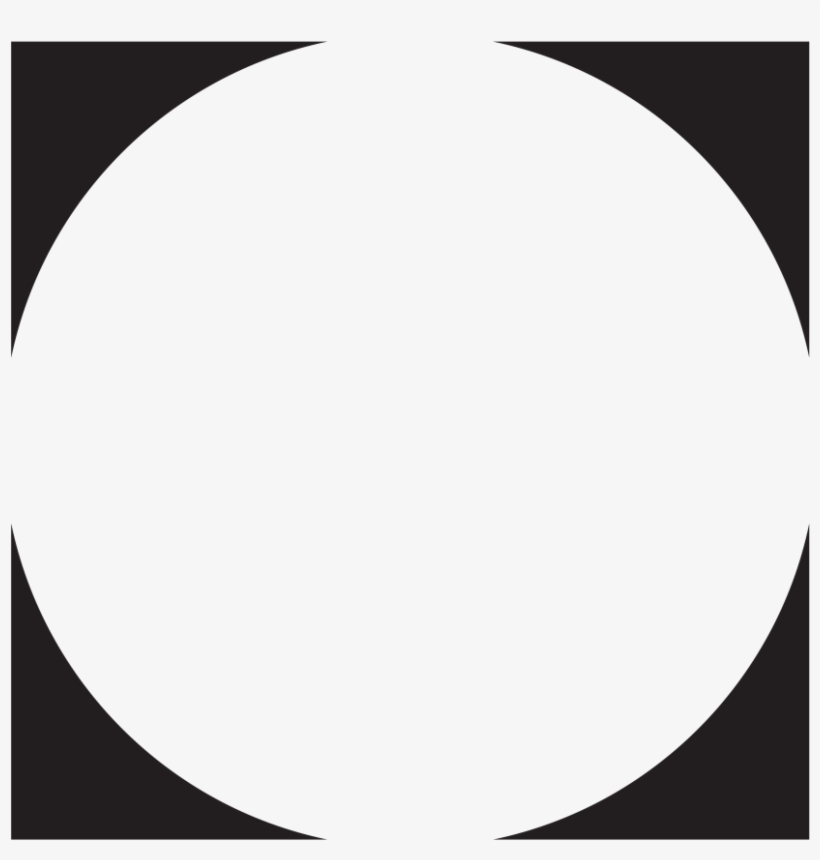Download Round Square - White Square With Circle Cut Out | Transparent ...