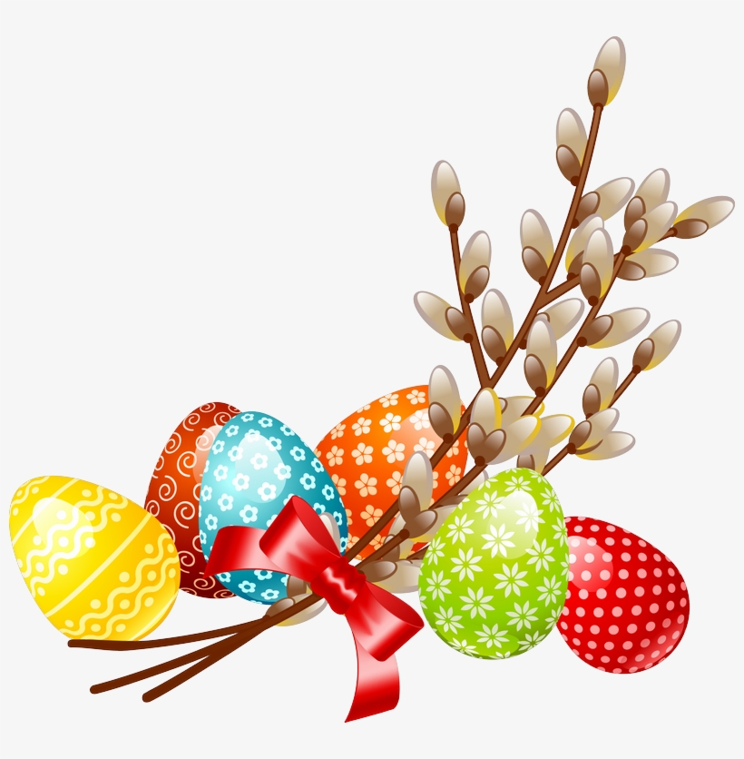 Download Easter Background Png - Tree With Easter Eggs Png ...