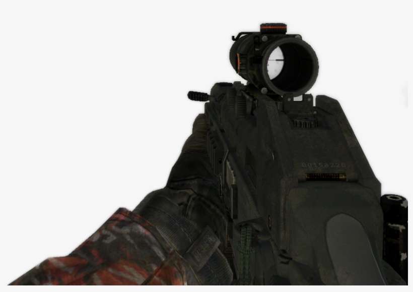 Download Ump45 Acog Scope Mw2 - Mw2 F2000 Red Dot | Transparent PNG ...