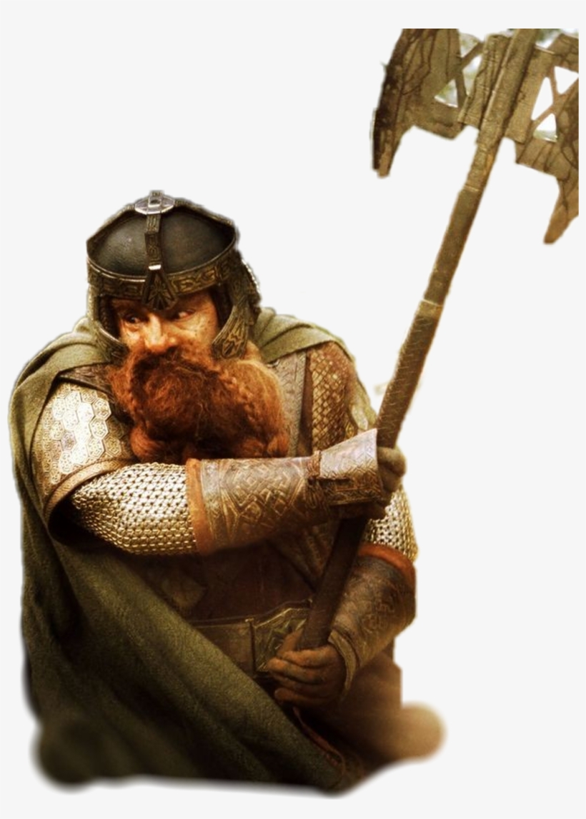 Lotr Sticker - Gimli Lord Of The Rings Hd PNG Image | Transparent PNG ...