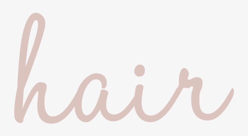 Hair-01 - Calligraphy PNG Image | Transparent PNG Free Download on SeekPNG