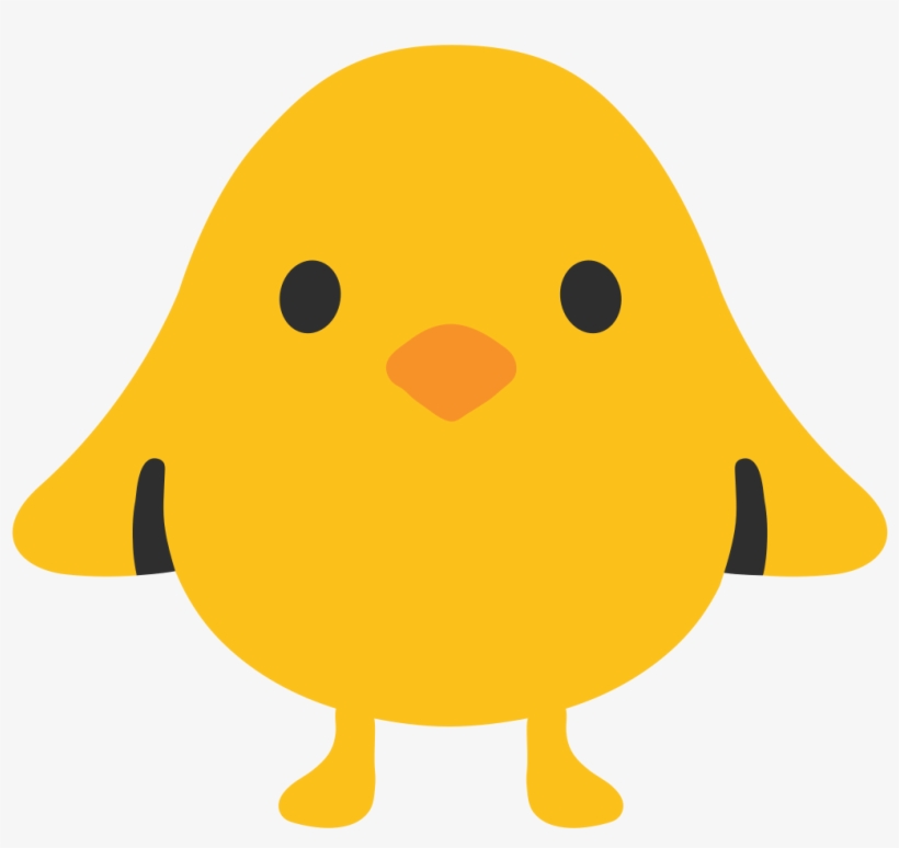 Baby Chick Emoji - Chick Emoji Google PNG Image | Transparent PNG Free ...